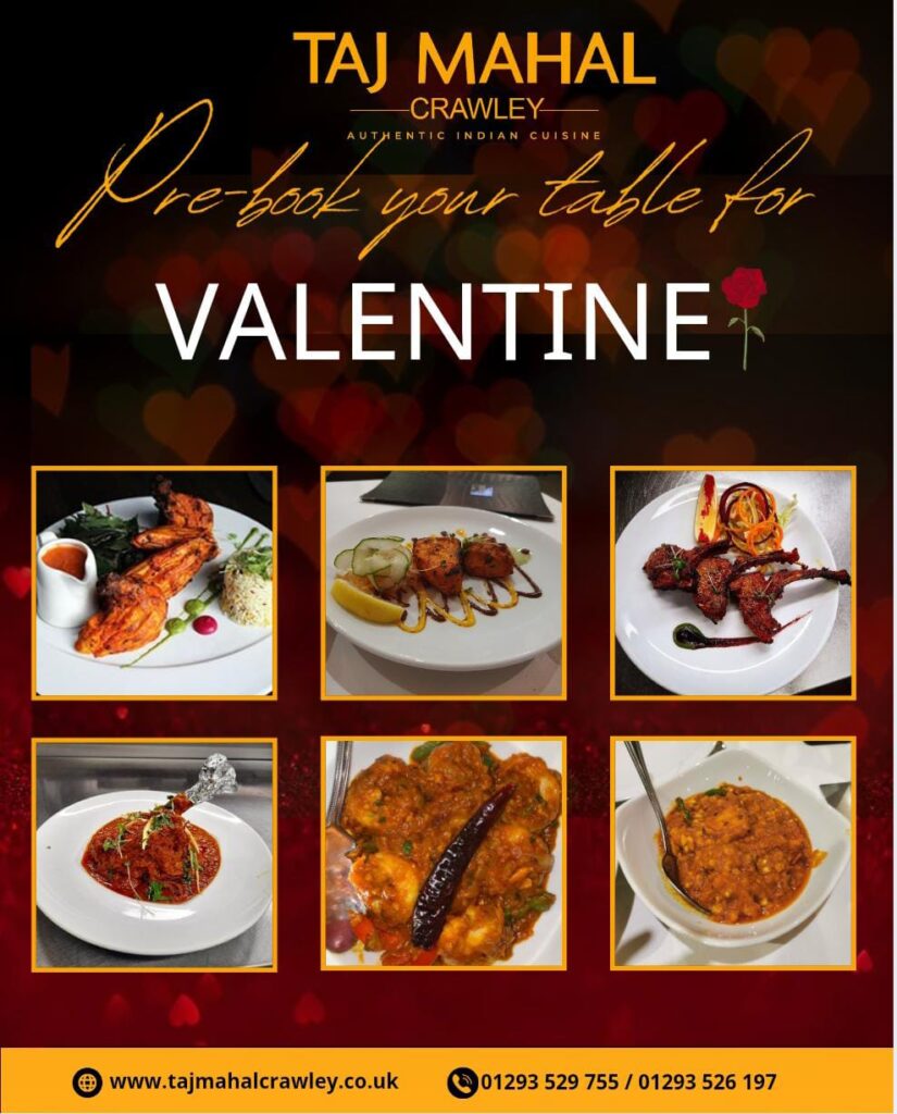Taj Mahal Crawley – Authentic Indian Cuisine In Crawley
